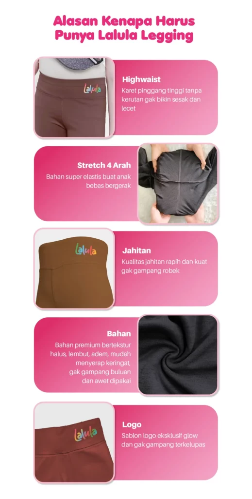 Lalula Official FB – Celana Legging Anak Highwaist Premium